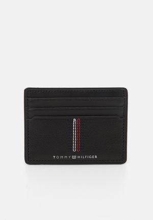 Calvin Klein DIAGONAL CARDHOLDER UNISEX - Portefeuille - black/noir ...