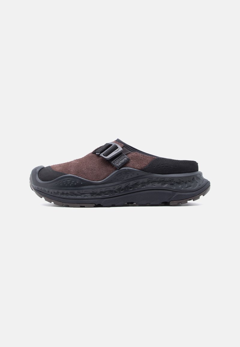 HOKA ORA PRIMO UNISEX - Clogs - black/walnut/black - Zalando.ie