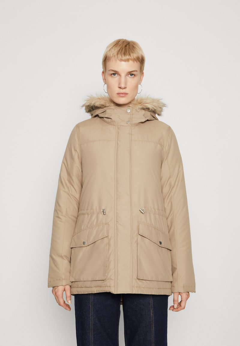 ONLY Tall ONLLUCIA - Winter coat - weathered teak/pumice stone/beige ...