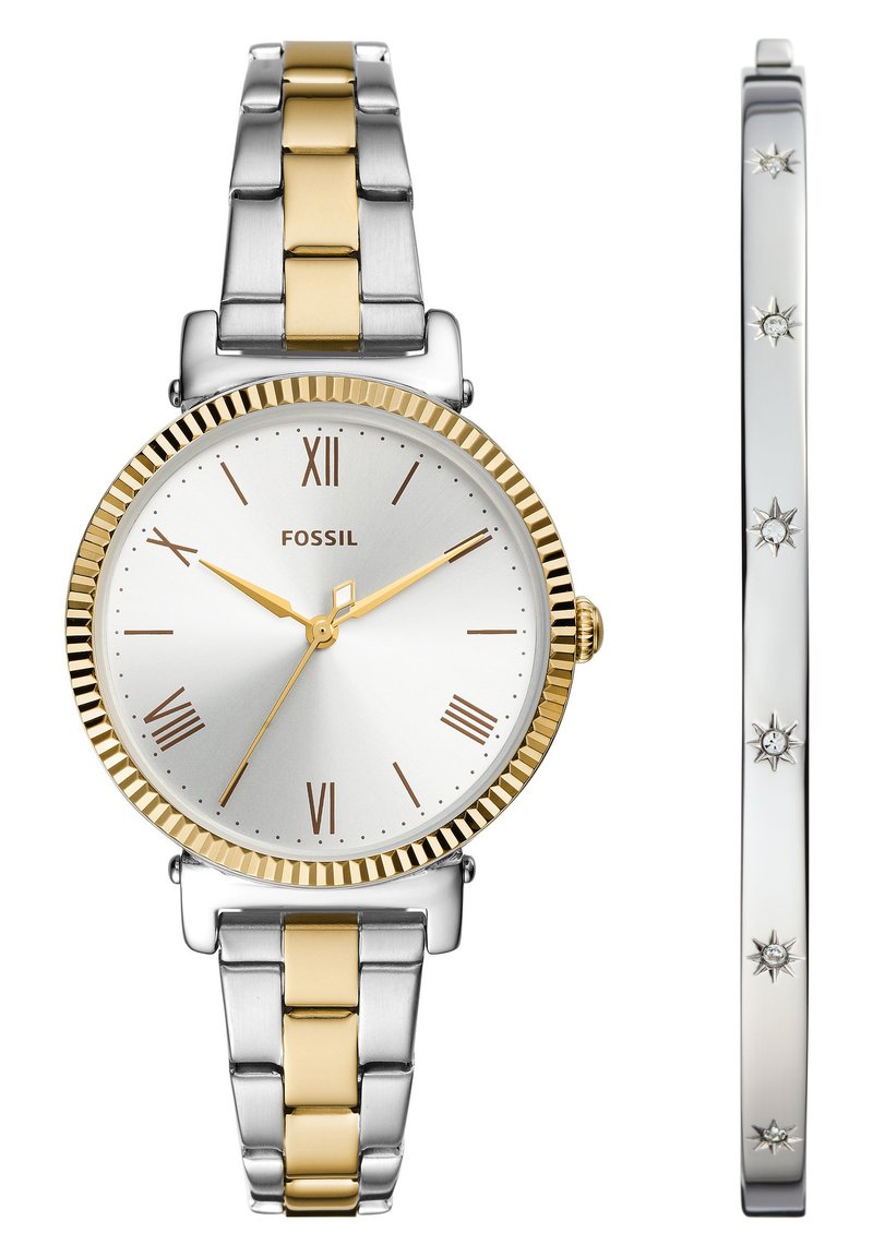 Fossil DAISY - Watch - gold / silver stainless steel/gold-coloured ...