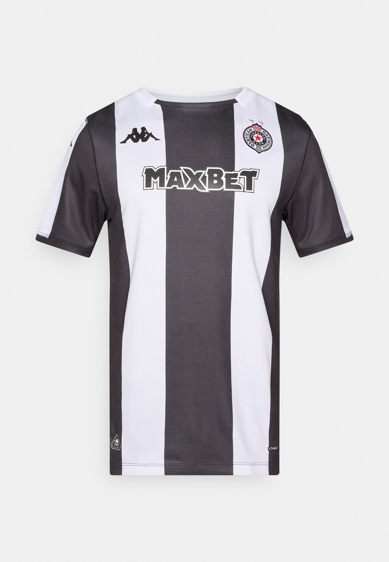Kappa Gara KOMBAT 2026 HOME PARTIZAN - Klubbklær - black/white/svart ...