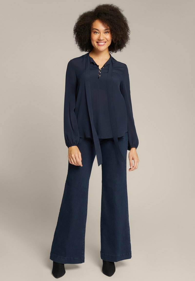 Elena Mirò CREPE DE CHINE - Bluse - blu/blau - Zalando.de