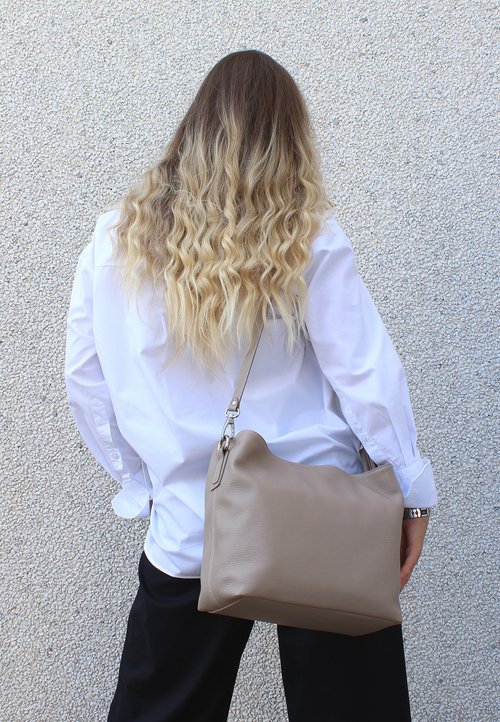 BALAGAN ROFE M NEW LOGO - Olkalaukku - smoky/beige - Zalando.fi