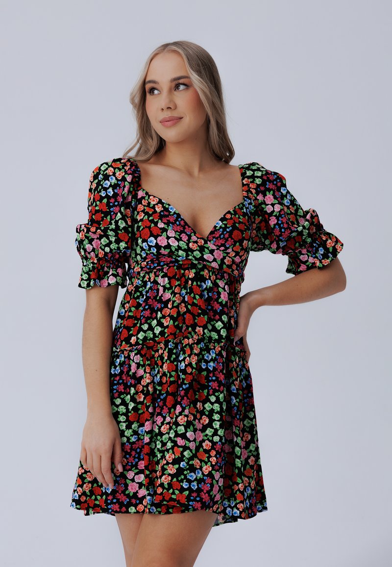 Laurella FELICITY FLOWERS - Freizeitkleid - red/rot - Zalando.de