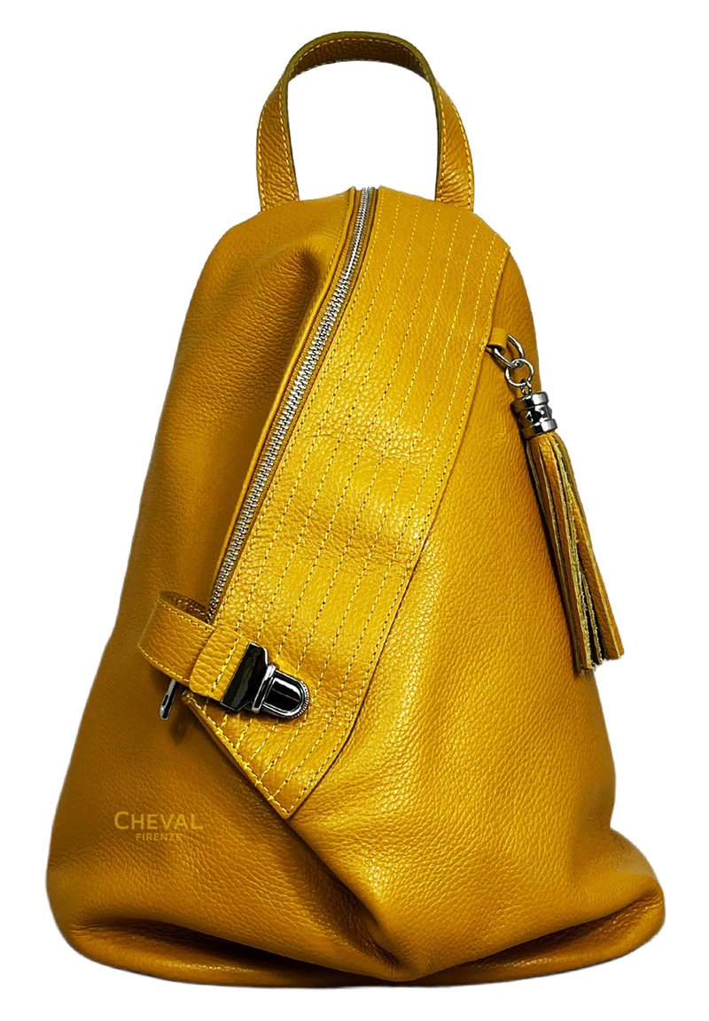 CHEVAL FIRENZE NETTUNO - Rucksack - mustard yellow - Zalando.ie