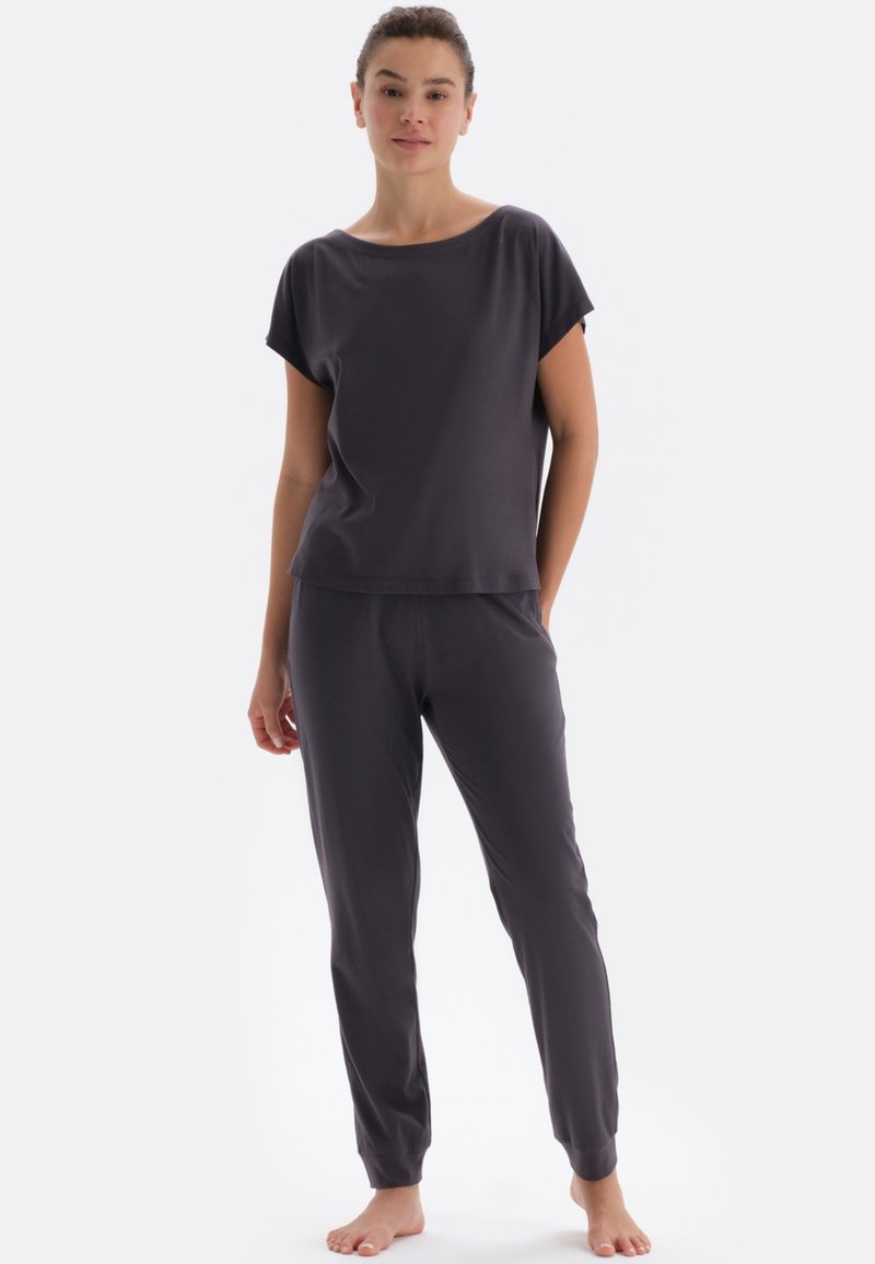 DAGI Nachtwäsche Set - anthracite/anthrazit - Zalando.de