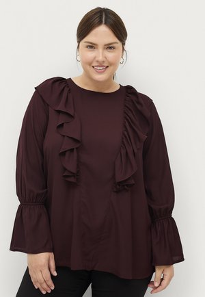 Ellos Plus collection MARLENE - Blouse - korallenrot/rood - Zalando.nl