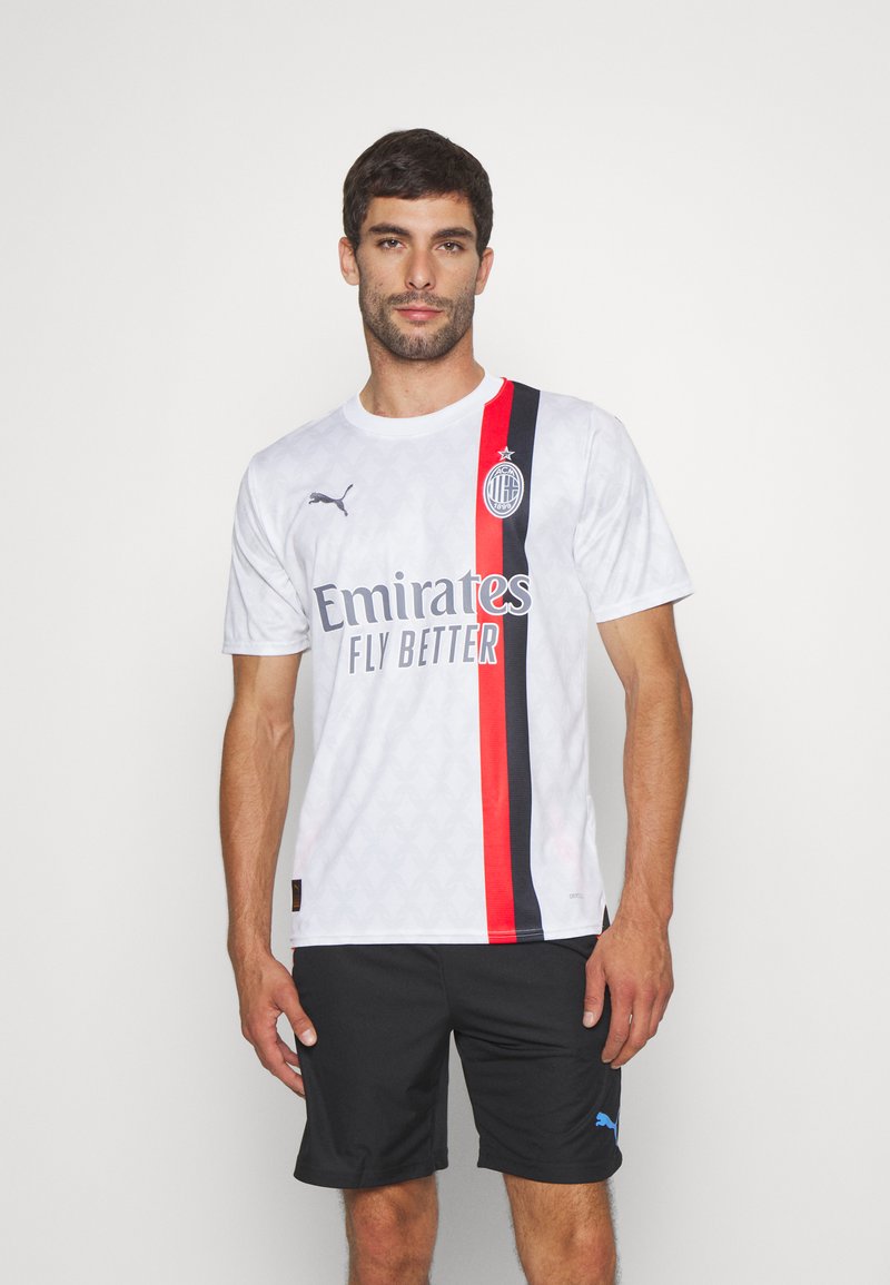 Puma AC MILAN AWAY JERSEY REPLICA - Squadra - white/feather gray/bianco ...