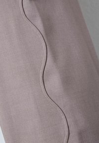 Co'couture MATTY WAVE SEAM - Trousers - mink/taupe - Zalando