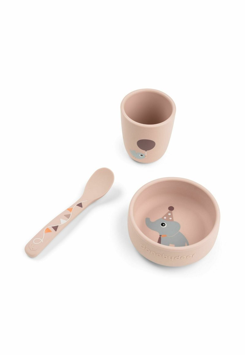 Done By Deer STICK&STAY FIRST MEAL SET CELEBRATION - Set de vajilla ...