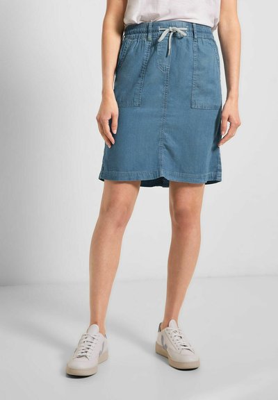 Cecil MIT EINGRIFFTASCHEN - A-Linien-Rock - blau/dunkelgrün-meliert - Zalando.ch