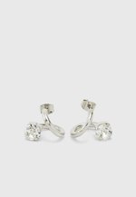 JUSTINE CLENQUET VICKY EARRINGS - Boucles d'oreilles - silver-coloured ...