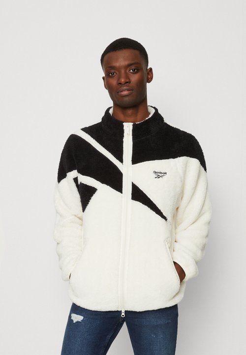 Reebok TRAINING ESSENTIALS JACKET - Trainingsjacke - black/schwarz ...