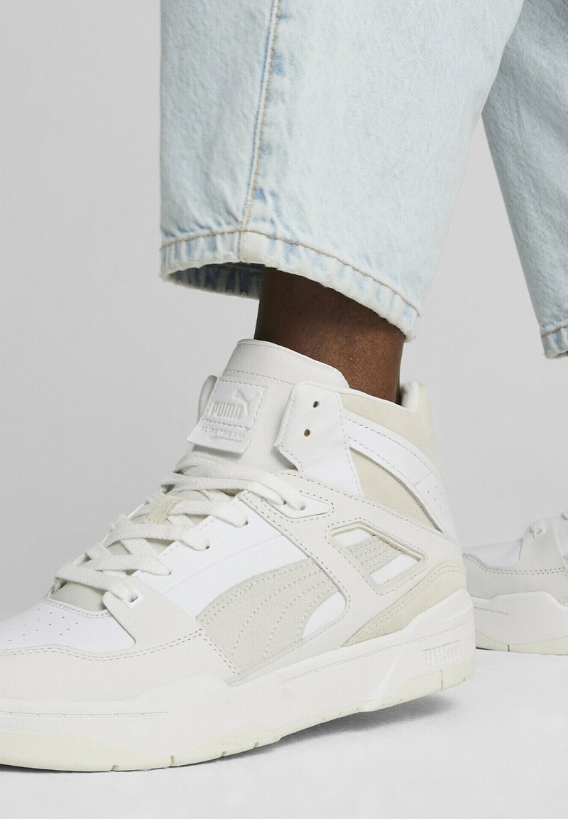 Puma SLIPSTREAM HI LUX II - Sneakers high - white frosted ivory/hvid ...