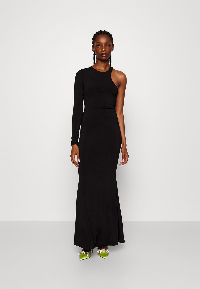 WAL G PETITE MILA ASYMMETRIC - Rochie maxi - black/negru - Zalando.ro