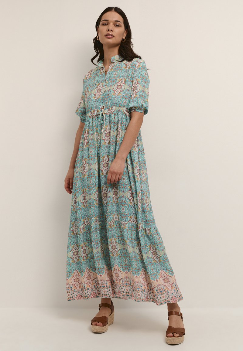 Cream ALORA - Vestido largo - turquoise tile/turquesa - Zalando.es