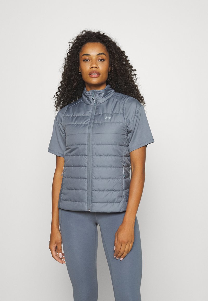 Under Armour Vest Waistcoat Gravelharbor Blueblue Grey Zalando