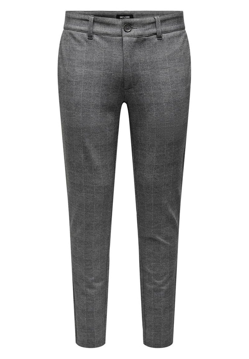 Only & Sons ONSMARK CHECK PANTS - Broek - limestone/grijs - Zalando.nl