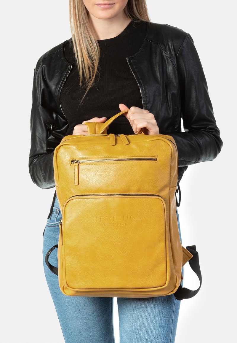 Herling TURING - Rucksack - mustard yellow/dark yellow - Zalando.ie