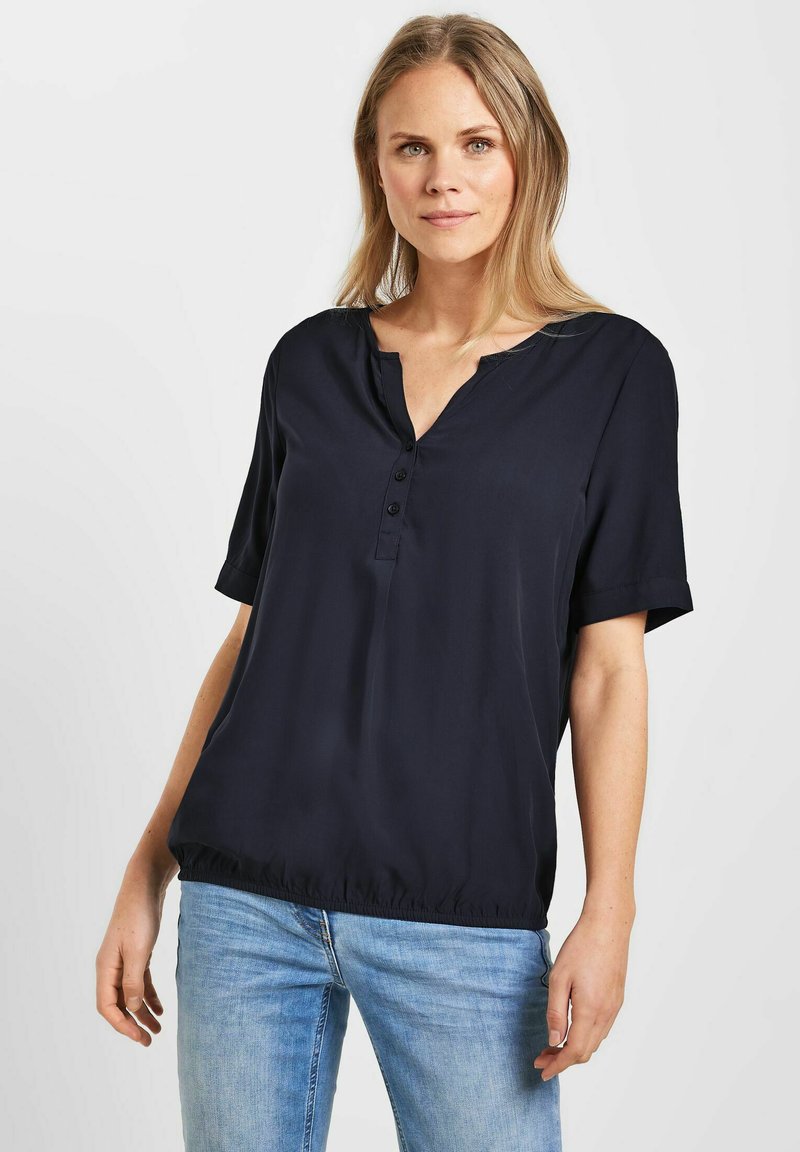 Cecil UNIFARBENE BASIC - Bluse - blau - Zalando.at