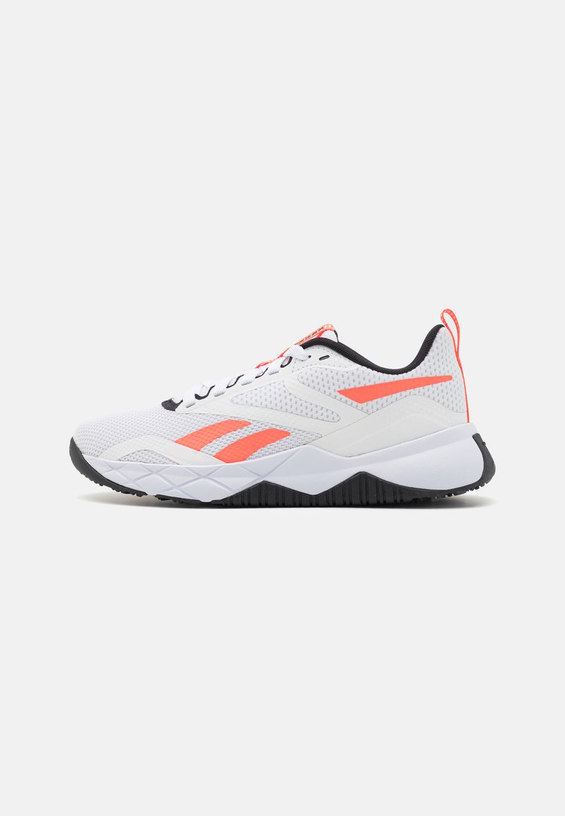 Reebok NFX TRAINER - Trainingsschuh - footwear white/orange/core black ...