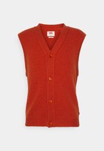 Levi's® RINCON BUTTON DOWN VEST - Chaleco - rooibos tea/rojo - Zalando.es