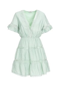 INFLUENCER FANCY TRIMS - Freizeitkleid - aqua/grün - Zalando.de