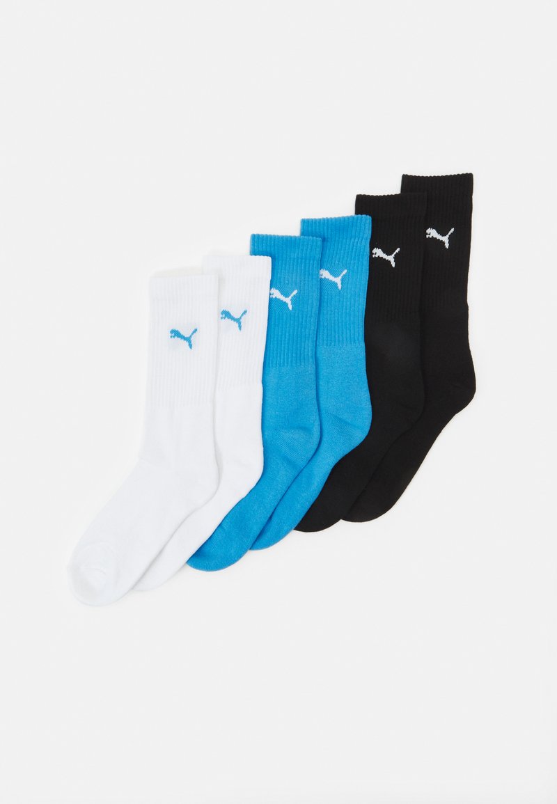 Puma CREW UNISEX 6 PACK - Sports socks - regal blue combo/blue ...