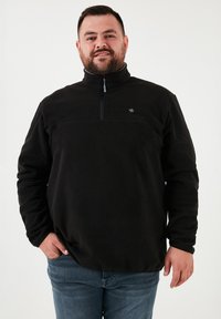 Buratti PLUS SIZE - Fleece jumper - black - Zalando