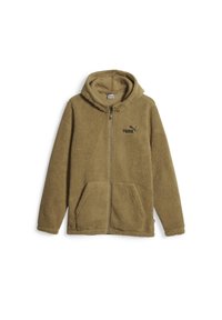 Puma ESS ELEVATED SHERPA FULL - Fleecejacke - chocolate chip/braun ...