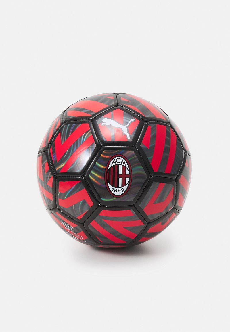 Puma AC MILAN FAN BALL UNISEX - Futball - black/for all time red/fekete ...