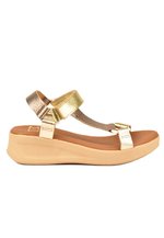 Mad Mad Plateausandalette - cava/goldfarben - Zalando.de