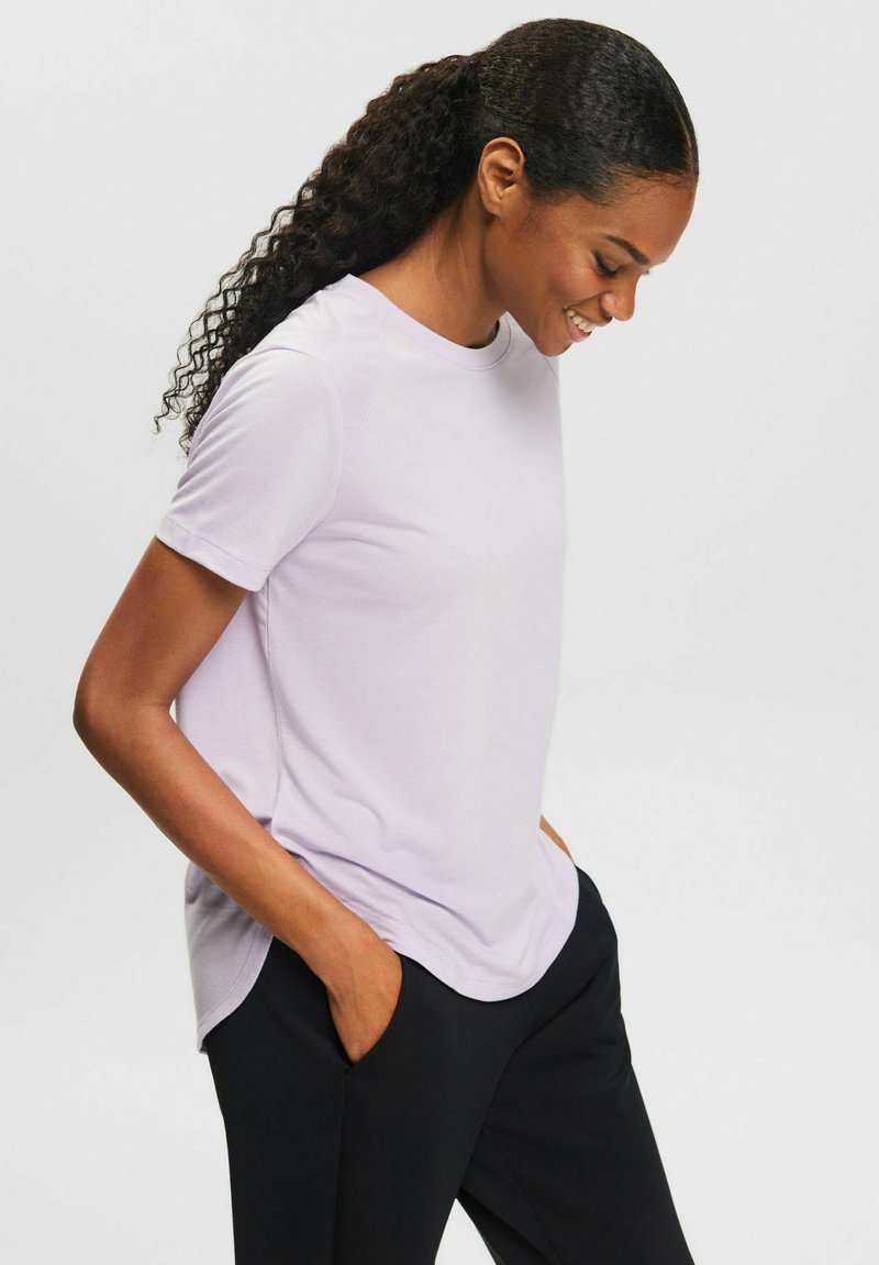 Esprit Sports REGULAR FIT - Sport T-Shirt - lavender new/flieder ...