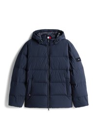 Tommy Hilfiger HOODED PUFFER - Jachetă cu puf - desert sky/bleumarin ...