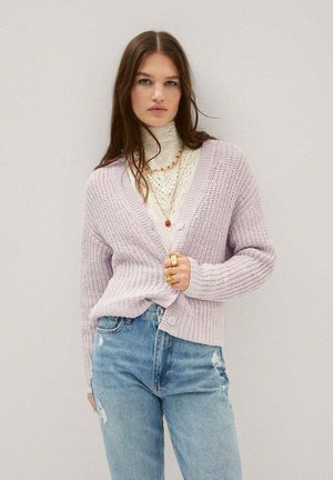 ONLY ONLCAROL NICE LS NOOS - Chaqueta de punto - nostalgia rose/rosa ...