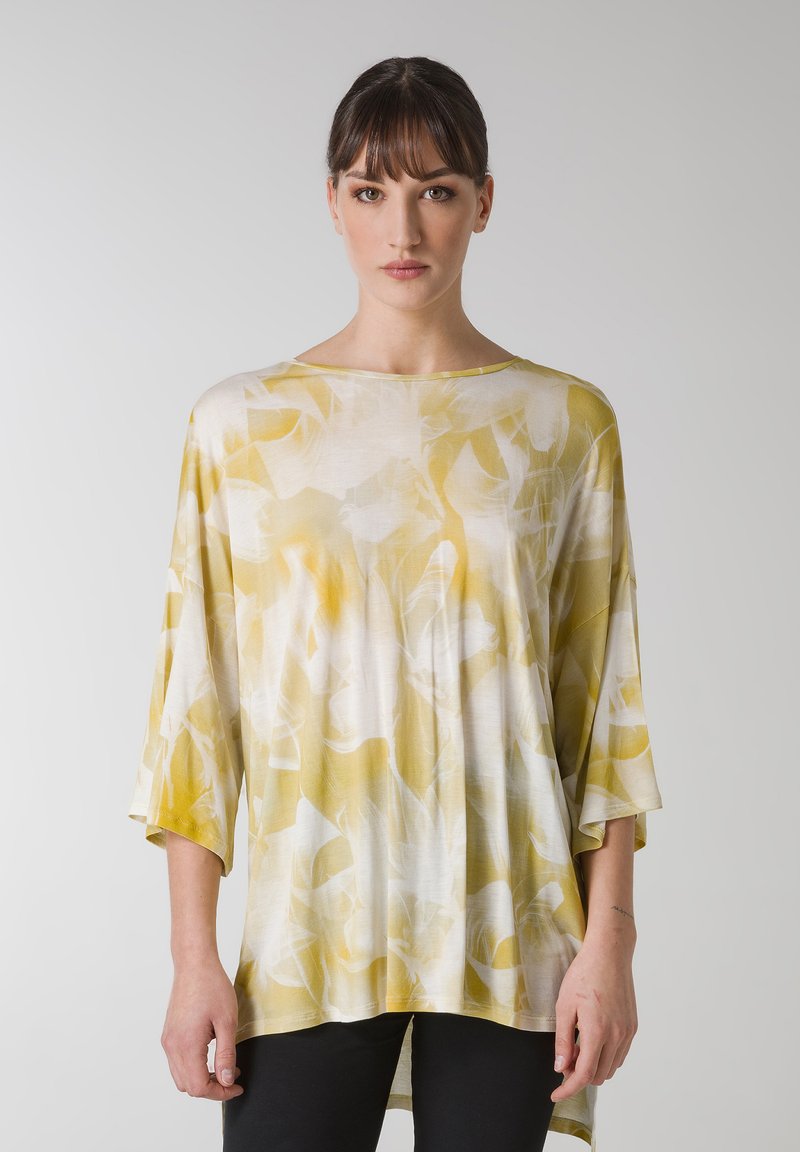 Deha ALLOVER - Blouse - ocra floreale/ochre - Zalando.de