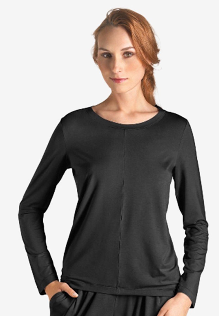 Hanro YOGA - Nachtwäsche Shirt - black/schwarz - Zalando.ch