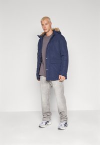 Jack & Jones JJCHAMP JACKET - Cappotto invernale - navy blazer/blu ...