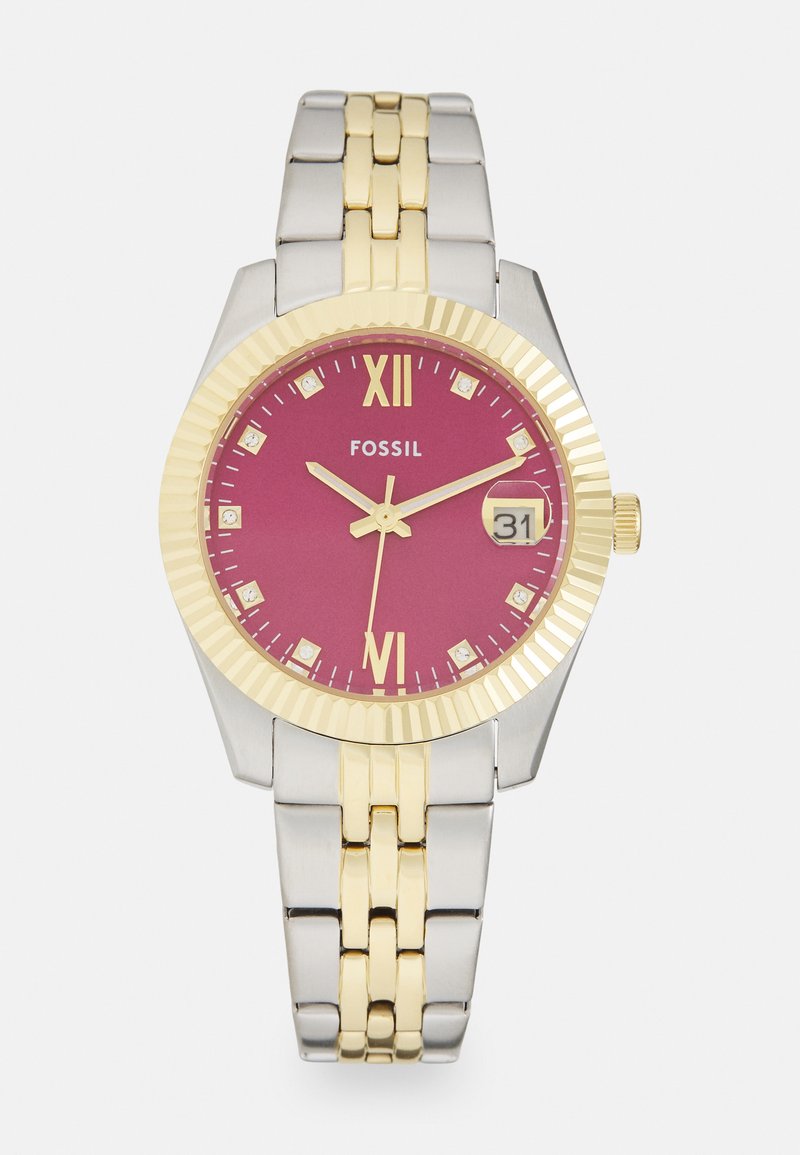 Fossil Scarlette Watch Watch Silver Coloured Gold Coloured Pink