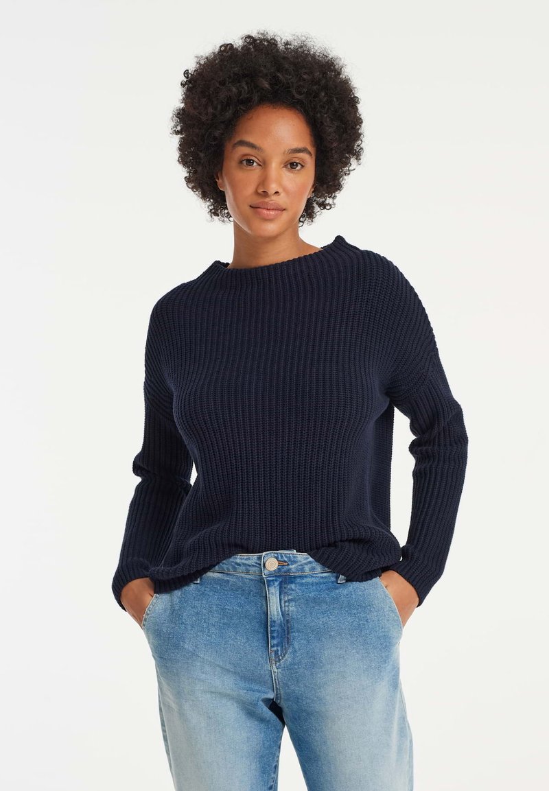 Opus OPUS PARTO - Strickpullover - coal blue/blau - Zalando.ch