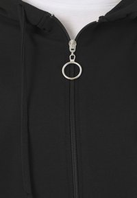 Modanisa REFKA BASIC SET - Sweater met rits - black/zwart - Zalando.nl