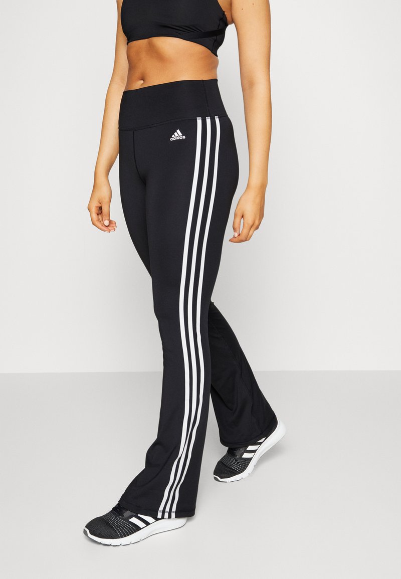 Adidas Performance Flared Tracksuit Bottoms Black Zalando Ie