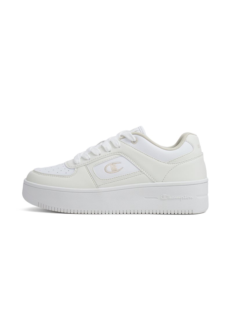 Champion CUT FOUL PLAY PLATFORM - Sneaker low - white and beige/weiß ...