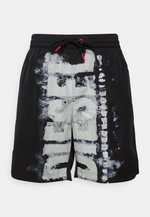 Diesel POWEL - Swimming shorts - black/white/black - Zalando.co.uk