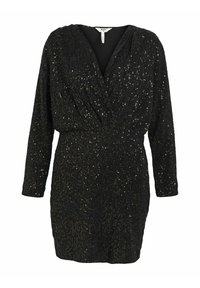 Object PAILLETTEN - Cocktail dress / Party dress - black - Zalando