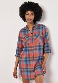Apricot SUNSET PLAID - Blousejurk - blue/blauw - Zalando.be