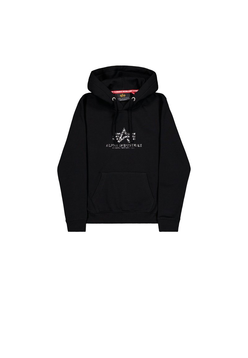 Alpha Industries BASIC MIRROR LEO - Hættetrøje - black/sort - Zalando.dk