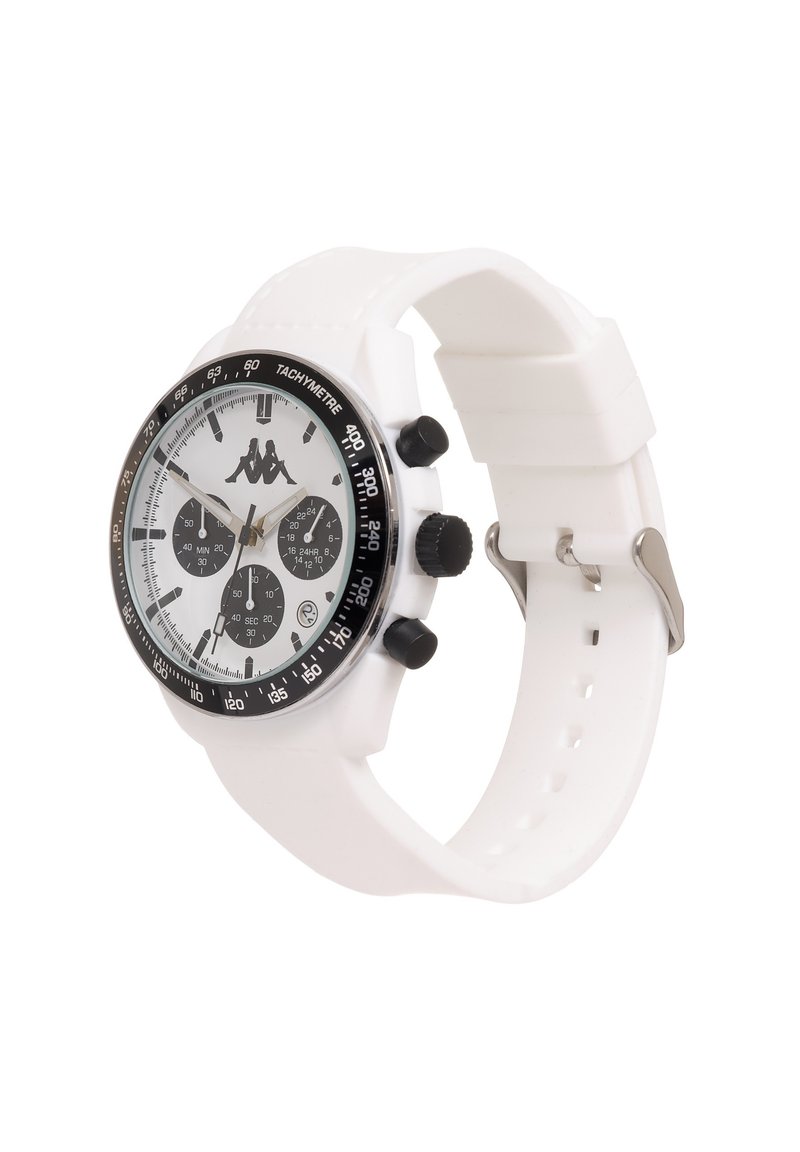 Kappa RUSH - Chronograph watch - white black/white - Zalando.ie