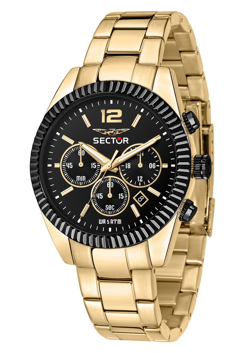 Sector Chronograph - schwarz/gold/schwarz - Zalando.ch