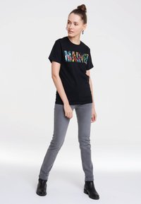 LOGOSHIRT MARVEL COMIC LOGO - T-Shirt print - schwarz - Zalando.de